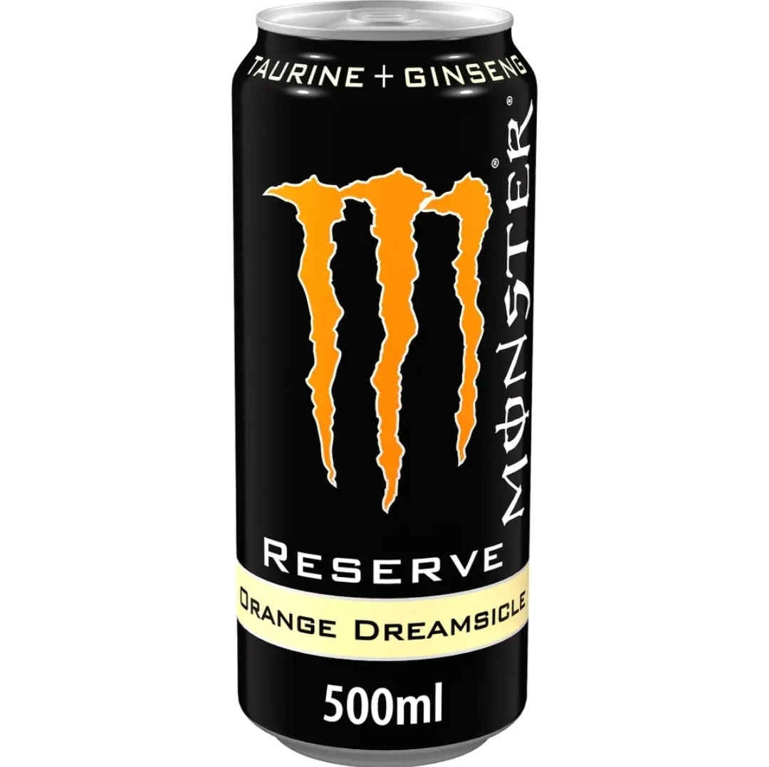 Monster Energy Drink Reserve Orange Dreamsicle 12 x 500ml – Fame Drinks