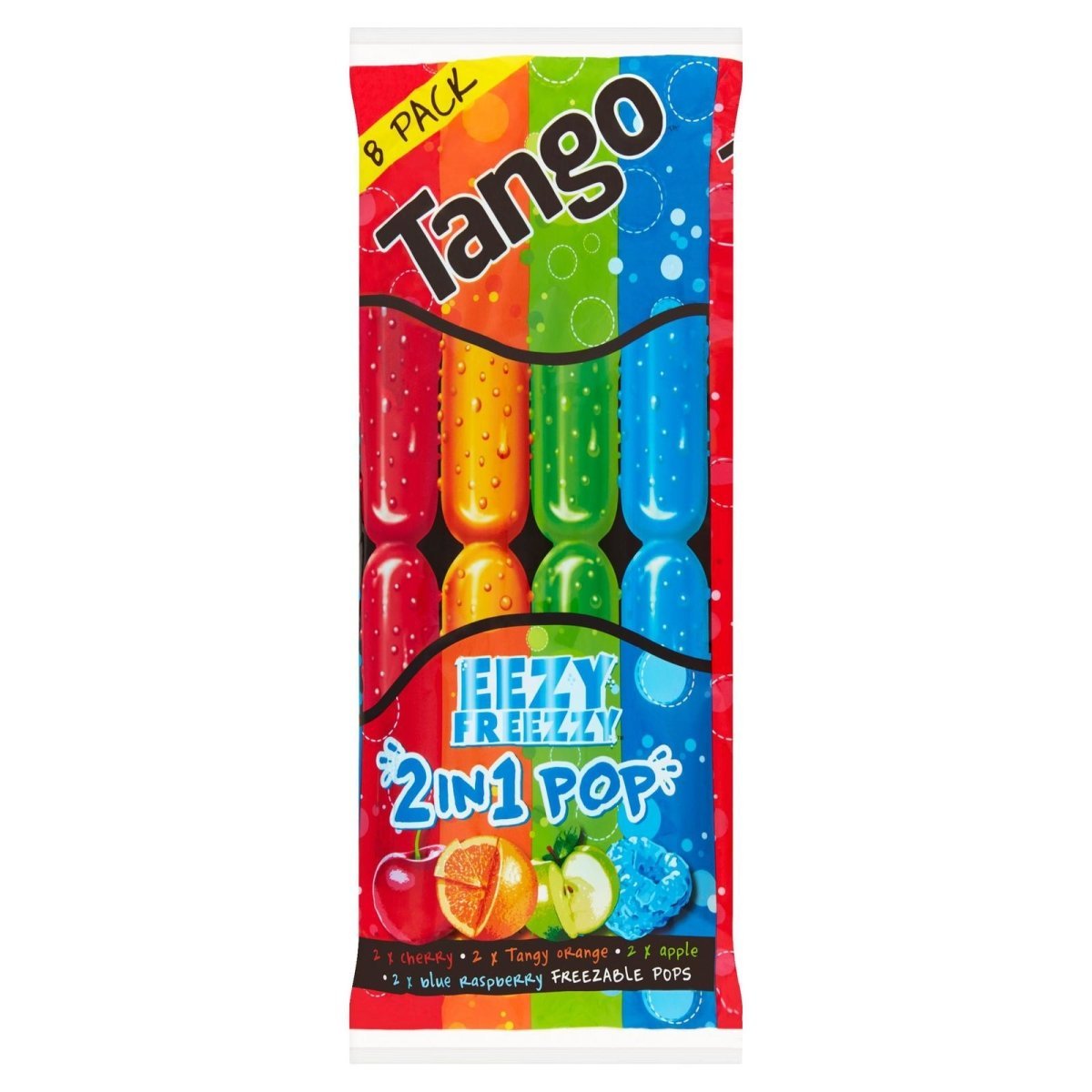 Tango Eezy Freezzy 2 in 1 Freeze pops 75ml (1 x 8 pack) – Fame Drinks