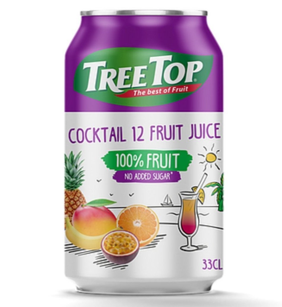 Treetop cocktail fruit juice 330ml (1x24) – Fame Drinks